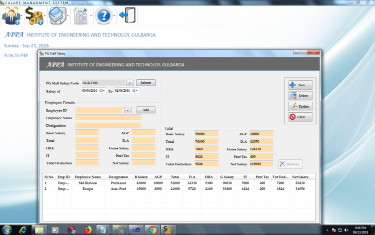 Salary Management System Using Vbnet And Ms Sql Server With Source Code Sourcecodester